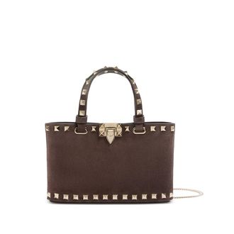 Valentino Garavani Rockstud Mini Suede Tote Bag