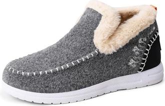 Generic Bottes de neige dhiver imperméables pour femme avec soutien de la voûte plantaire - Antidérapantes - Thermiques - Doublure en peluche - Bottes de marc