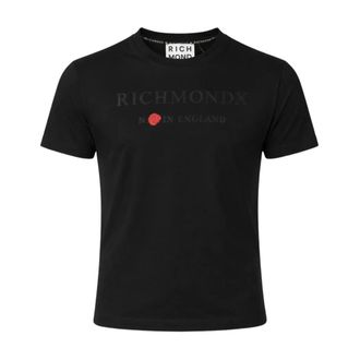 John Richmond Homme, Tops, Noir, Taille: XL T-Shirt