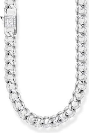 Thomas Sabo KE2112-051-14-L45 Chaîne à maillons en argent sterling 925 pour femme Longueur 45 cm, 45 cm, Argent sterling, Zircone cubique