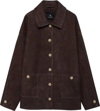 Anine Bing Ledermantel - Braun