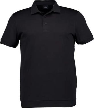 Ragman Herren Polo-Shirt schwarz