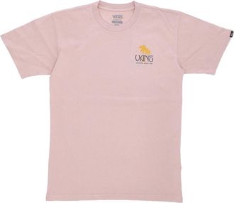 Vans Vintage Palm Tee Sunset Print - - Tops - Herren - Rosa - XL