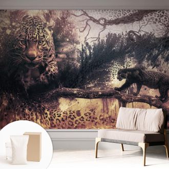 Tulup Carta Da Parati - Murale Alla Moda Decorazione - Camera Da Letto - Con Colla Gratuita Tema Forestale 312x219 Cm