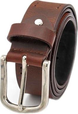 Zerimar Ceintures Homme - Ceinture de Costume - Ceintures en Cuir Naturel - Ceinture en Cuir 39 mm - Ceintures Classiques pour Hommes - Couleur Brun - Taille 