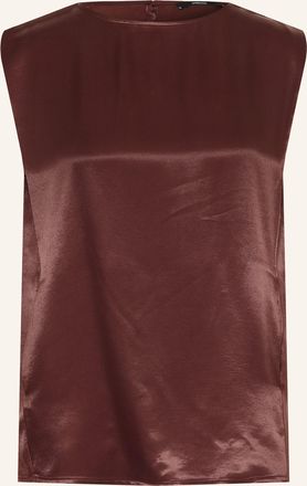 someday Someday Blusentop Zeise Aus Satin rot