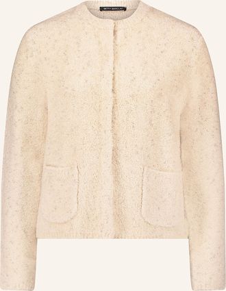 Betty Barclay Strickjacke Mit Glitzergarn beige