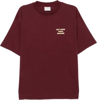 Drôle de Monsieur t-shirt Le T-Shirt Slogan - Rouge