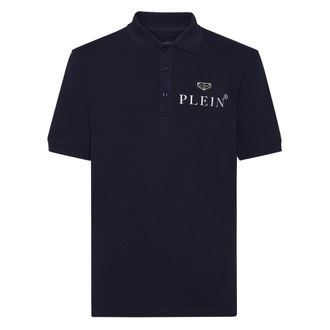 Philipp Plein Homme, Tops, Bleu, Taille: 36 FR Polo SS Iconic Plein