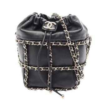 Chanel Pre-owned Coco Mark Lambskin Shoulder Bag - - Pre-owned - Damen - Schwarzk - ONE SIZE