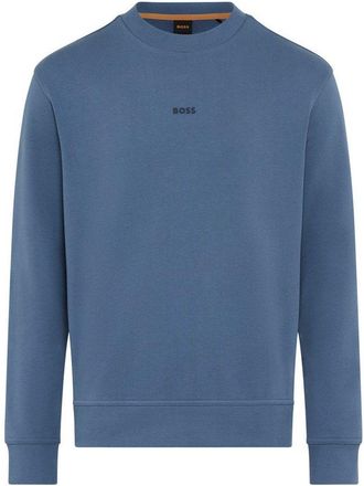 HUGO BOSS Sweatshirt WeSmallcrew mit Logo auf der Brust