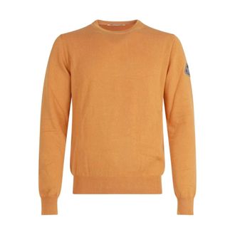 Roy Rogers Homme, Pulls, Orange, Taille: S Pull dHiver en Coton Col Rond