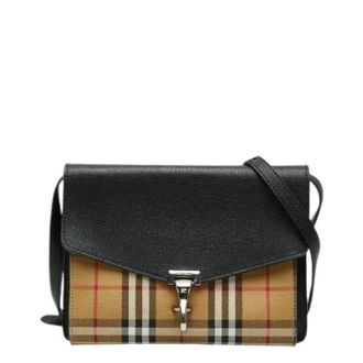 Burberry Sac bandouli&egrave;re Pre-owned Nova Check en toile et cuir - Femme - Pre-owned - Multicolore - Taille: ONE Size