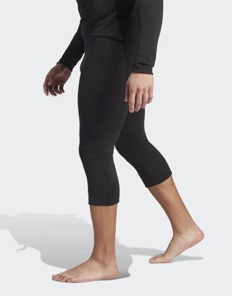 adidas Xperior Merino 260 - Legging 3/4 de première couche - Noir