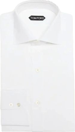 Tom Ford chemise à col pointu - Blanc