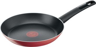 T-fal T-Fal Simply Cook Red B5740482 Bratpfanne mit Titanbeschichtung, 24 cm, Rot