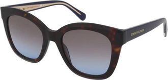 Tommy Hilfiger unisex, Accessoires, Brun, Taille: 52 MM Lunettes de soleil