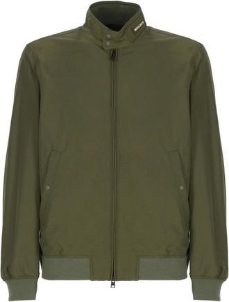 Woolrich Homme, Vestes, Vert, Taille: L Bomber en M&eacute;lange de Coton Vert