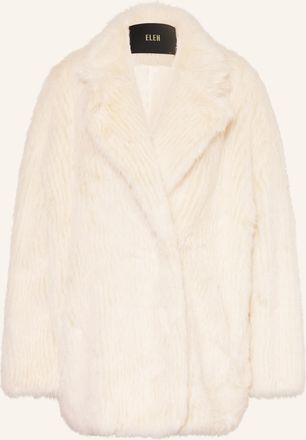 Eleh Eleh Kunstfell-Mantel weiss