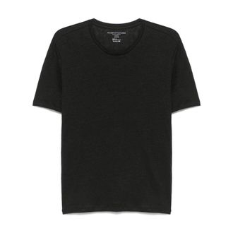 Majestic Filatures Stilvolles Schwarzes T-Shirt f&uuml;r M&auml;nner - - Tops - Herren - Schwarzk - S