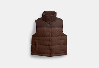 Coach Signature-Daunenweste