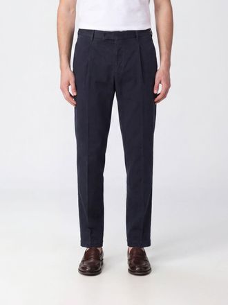 Pantaloni Torino Slim-Fit-Anzughose aus Stretch-Baumwolle mit Bundfalten