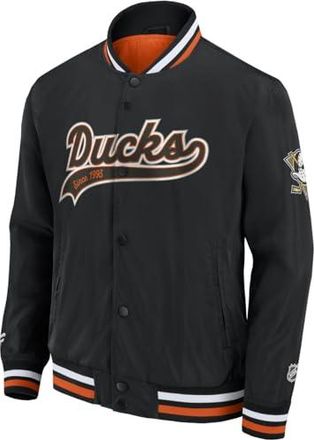 Fanatics Anaheim Ducks NHL SATEEN College Jacket