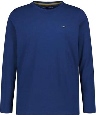 Fynch-Hatton Fynch-Hatton Herren T-Shirts blau Baumwolle