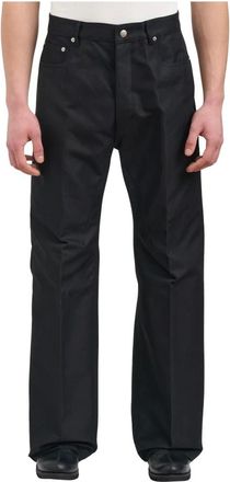 Rick Owens Homme, Pantalons, Noir, Taille: W30 Geth Jeans