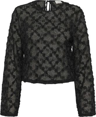 Kaffe Femme, Blouses et Chemises, Noir, Taille: 46 FR KArosie Blouse