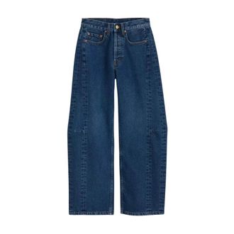 B Sides Dunkle Slim Lasso Jeans - - Jeans - Damen - Blau - W27