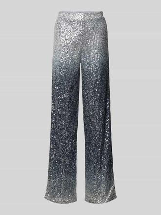 Pieces Tapered Fit Weite Hose mit Paillettenbesatz Modell DELPHIA