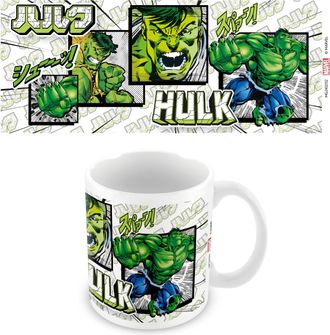 MARVEL Keramik-Kaffeetasse mit Hulk-Fury-Design, 325 ml