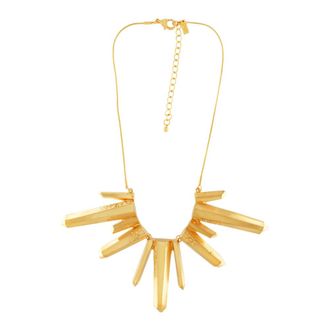 Dansk Copenhagen Kurze Statement-Halskette mit W&uuml;rfel - - Accessories - Damen - Gelb - ONE SIZE