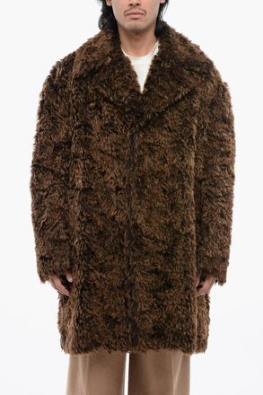 Jil Sander Flauschiger Wollmantel Jil Sander