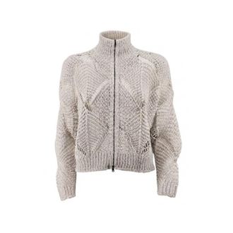 Antonelli Maira Cardigan - - Knitwear - Damen - Beige - M