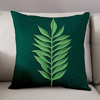 Bonamaison Le Jardin du Lin Zierkissenh&uuml;llen, Mehrfarbig, 45x45