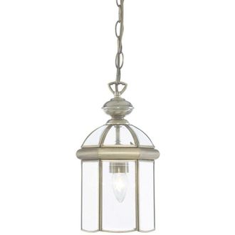 Searchlight Searchlight - Lanterns - Suspension lanterne de plafond &agrave; 1 ampoule en laiton antique, E27