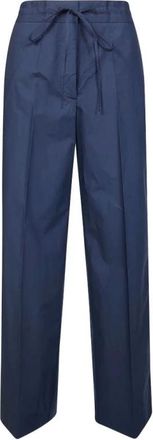 P.A.R.O.S.H. P.a.r.o.s.h., Femme, Pantalons, Bleu, Taille: 44 FR Wide Pantalons