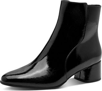 Marco Tozzi Marco Tozzi Damen 2-25302-45 Stiefelette, Black Patent, 42 EU