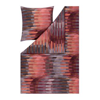 ESTELLA Mako Interlock Jersey Bettw&auml;sche Auri abendrot