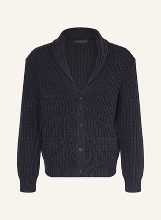 HUGO BOSS Strickjacke Horace blau