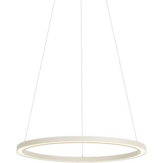 QAZQA girello - LED Suspension - 1 lumi&egrave;re - &Oslash; 60 cm - Beige - Design - &eacute;clairage int&eacute;rieur - Salon I Chambre I Cuisine I Salle &agrave; manger