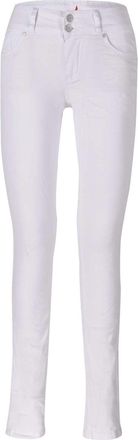 Buena Vista Damen Hose Tummyless Stretch Twill (DE/NL/SE/PL, Alphanumerisch, XS, Regular, Regular, White)