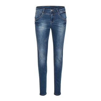 Cream Slim-leg Rich Blue Denim Jeans - - Jeans - Damen - Blau - W26