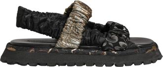 Dolce & Gabbana Homme, Chaussures, Noir, Taille: 44 EU Sandales Plates