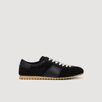 Sandro Niedrige Leder- & Wildledersneakers