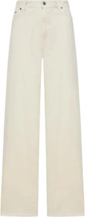 Golden Goose Femme, Jeans, Blanc, Taille: W26 Pantalon en denim