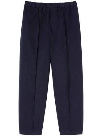 Jil Sander pantalon à coupe fuselée - Bleu