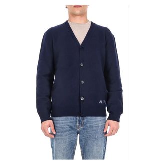 A.P.C. Kenny Cardigan - - Knitwear - Herren - Blau - S